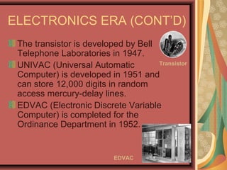 A history of the computer | PPT