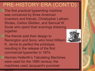 A history of the computer | PPT