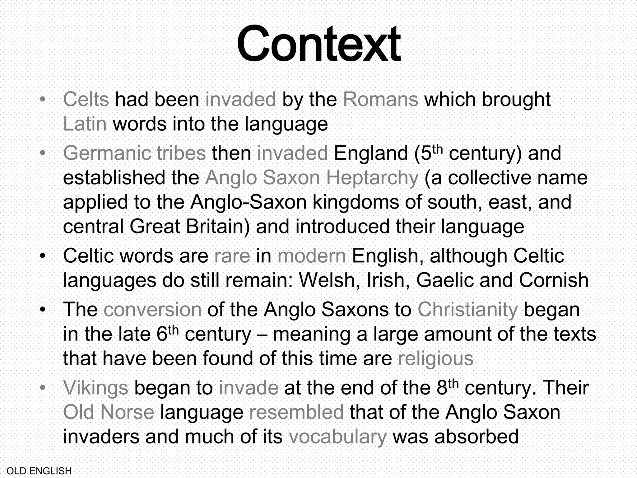 A History of the English Language | PPTX