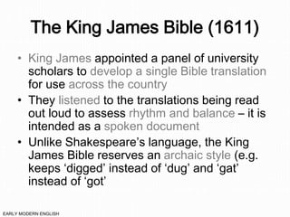 A History of the English Language | PPTX