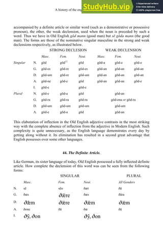 A History Of The English Language By Albert C.Baugh And Thom | PDF