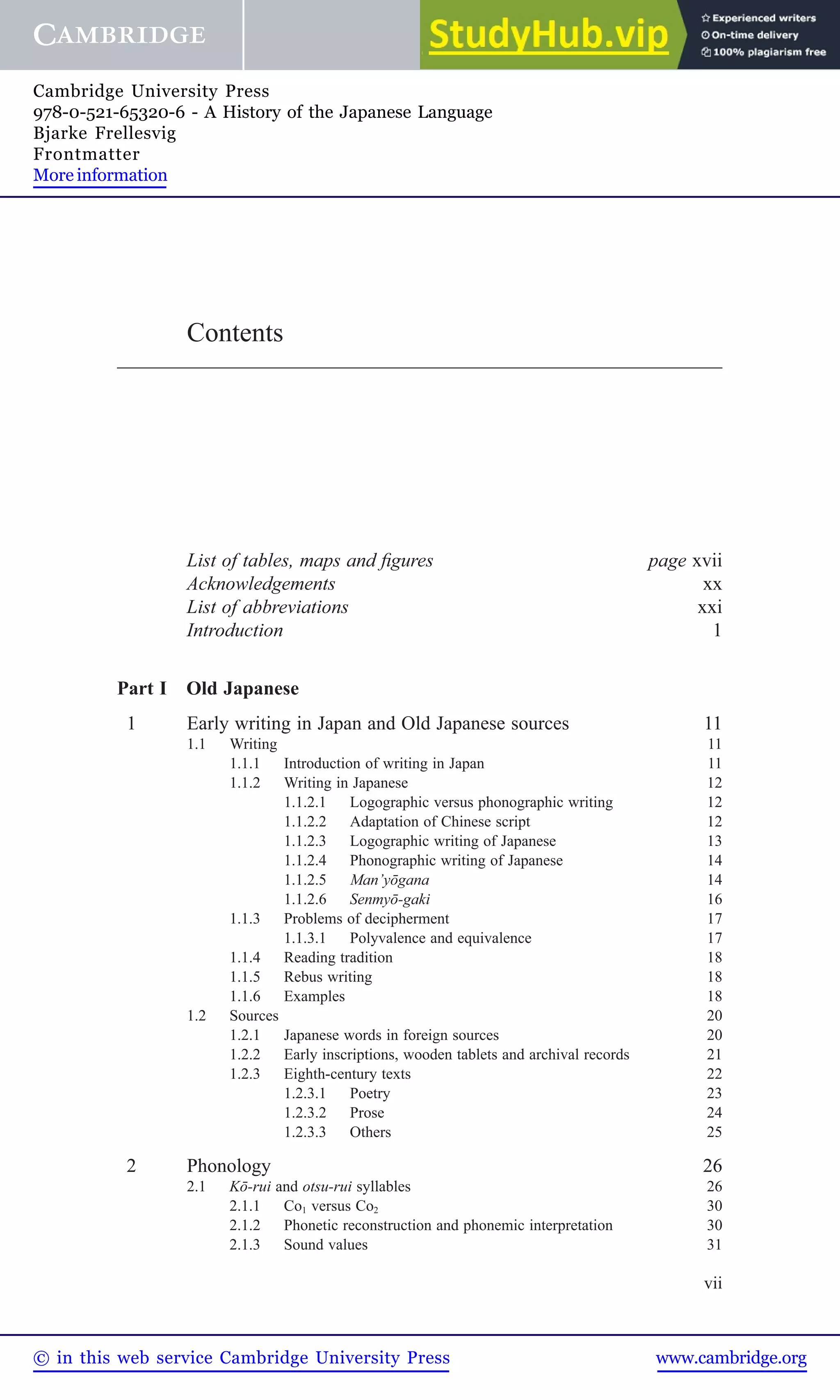 A History Of The Japanese Language | PDF