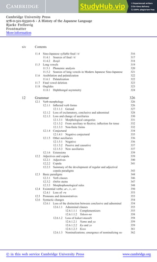 A History Of The Japanese Language | PDF