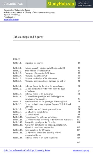 A History Of The Japanese Language | PDF