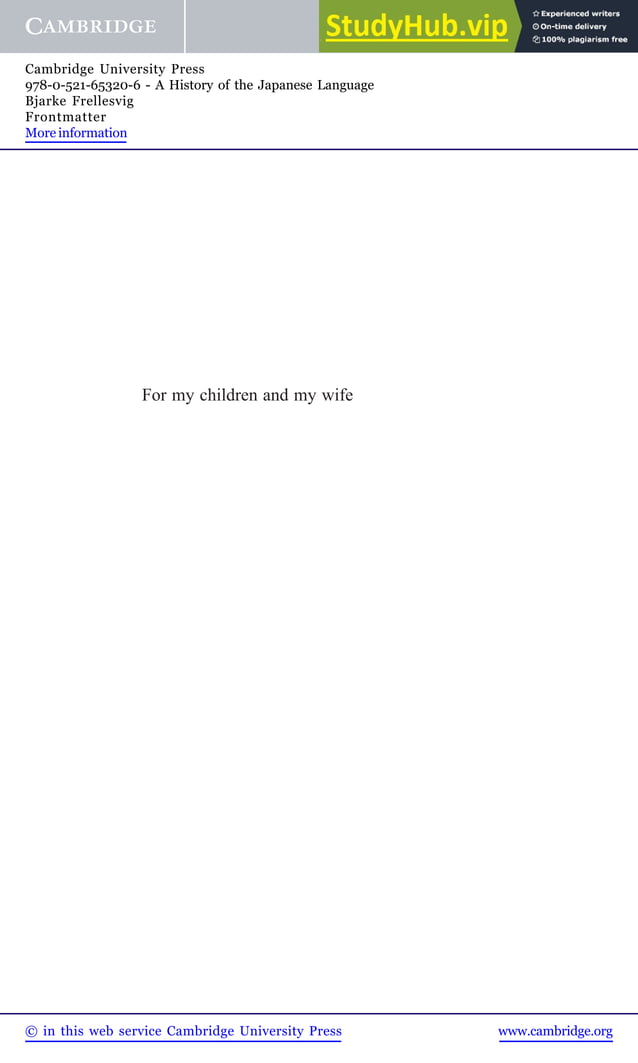 A History Of The Japanese Language | PDF