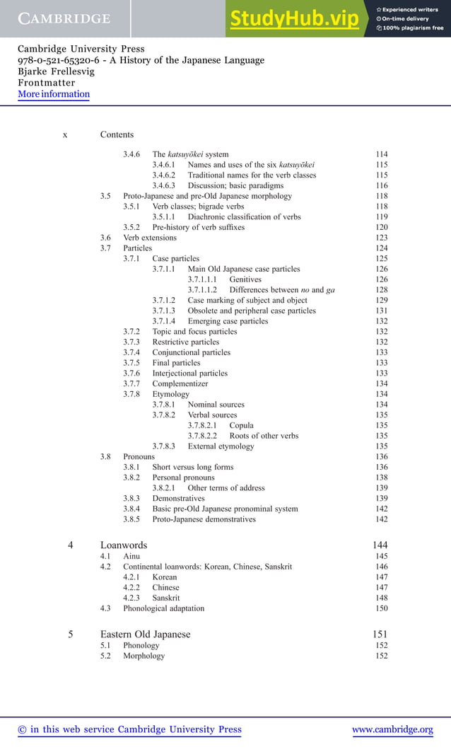 A History Of The Japanese Language | PDF