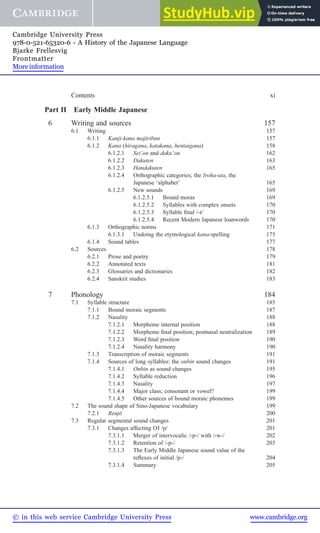 A History Of The Japanese Language | PDF