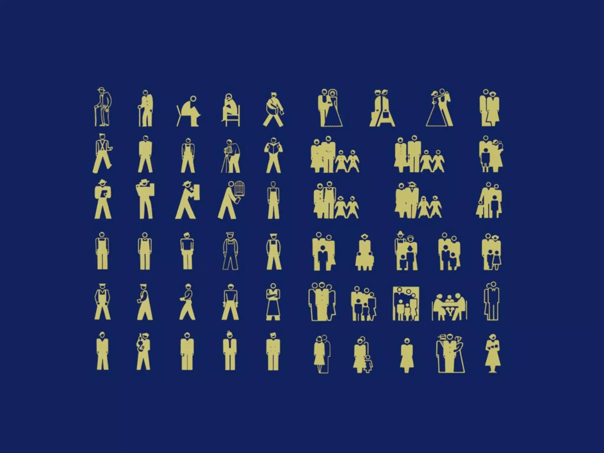 a history of the stick figure | KEY