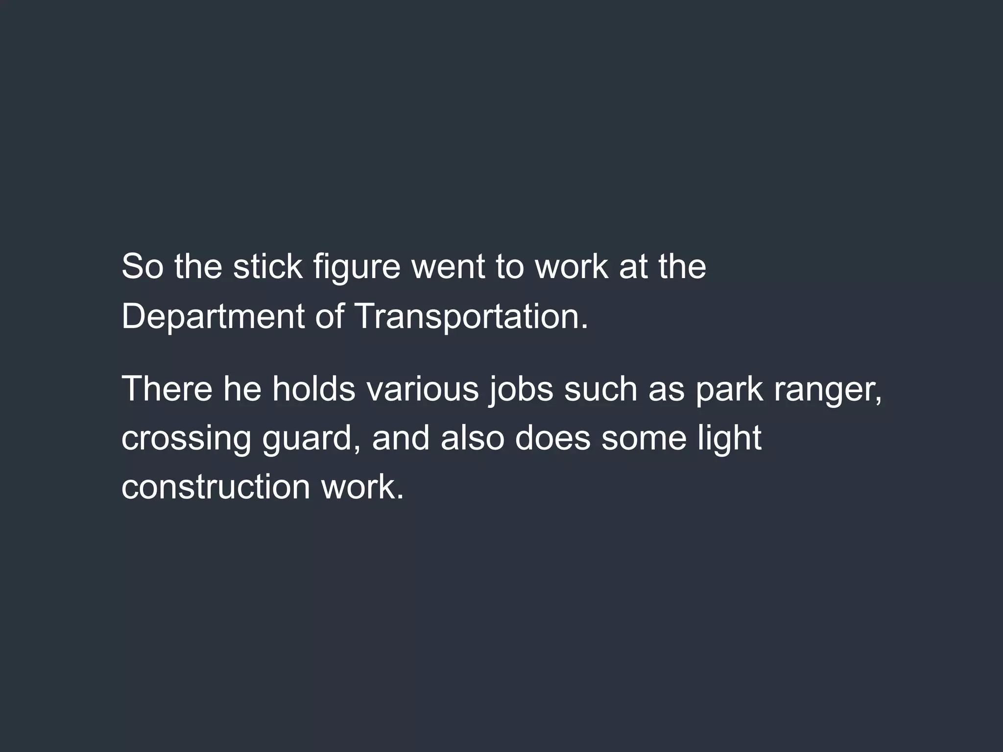 a history of the stick figure | KEY