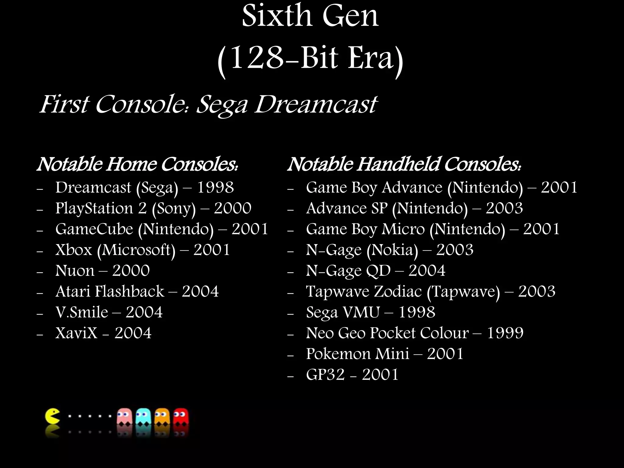 A history of video games | PPTX