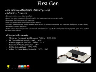 A history of video games | PPTX