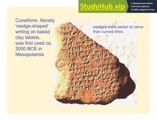 A History Of Writing | PDF