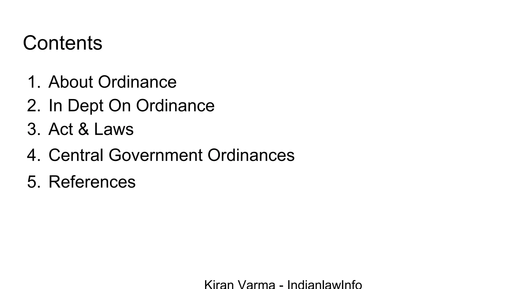 All about ordinance | PPTX