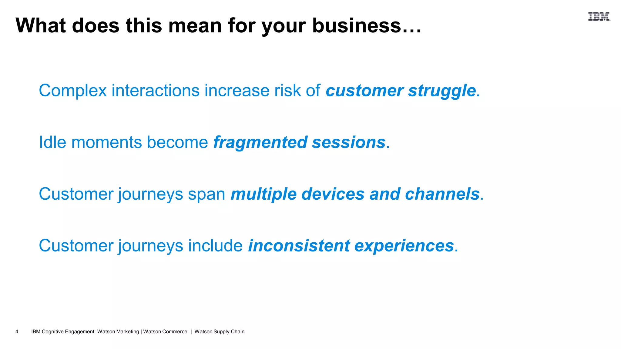IBM Watson Customer Experience Analytics | PPTX