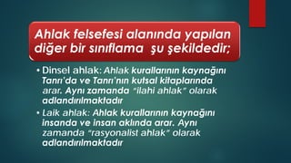 AHLAK FELSEFESİ | PDF