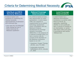 Medical Necessity-- What it Means and 2018 Update | PPTX