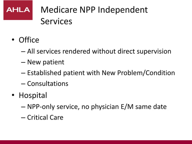 The Anatomy of Incident-To and Split/Shared Billing | PPTX