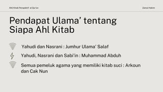 Ahli Kitab dalam al Quran sebuah diskusi.pptx
