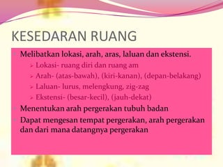 KONSEP PERGERAKAN ASAS, MUZIK DAN PERGERAKAN | PPT