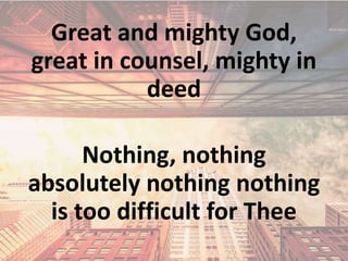 Ah Lord God | PPTX
