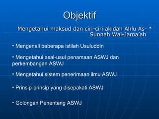 Ahlu as sunnah wal jama’ah rumi | PPT
