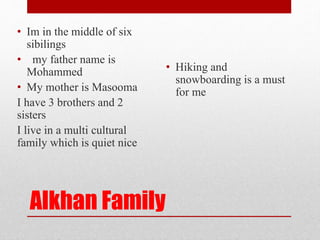 Family Life and Culture from Bahrain | PPTX