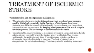 Ahmed Akeel - treatment of ischemic shock | PPTX