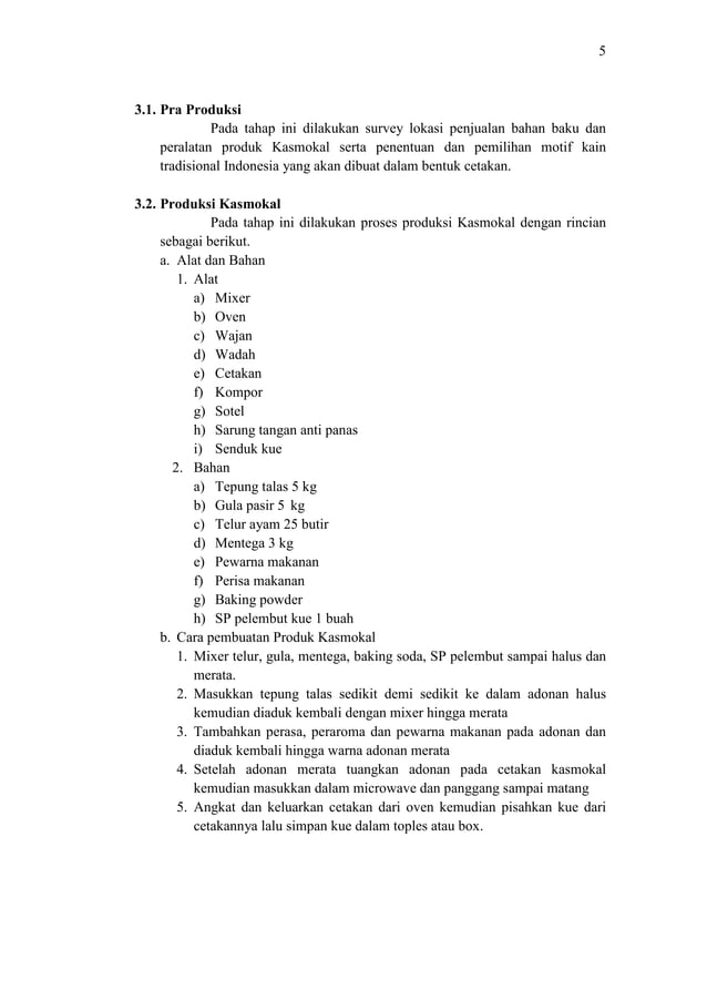 Proposal PKM-Kewirausahaan LOLOS PKM | PDF