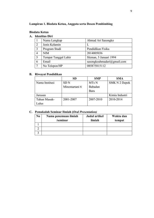 Proposal PKM-Kewirausahaan LOLOS PKM | PDF