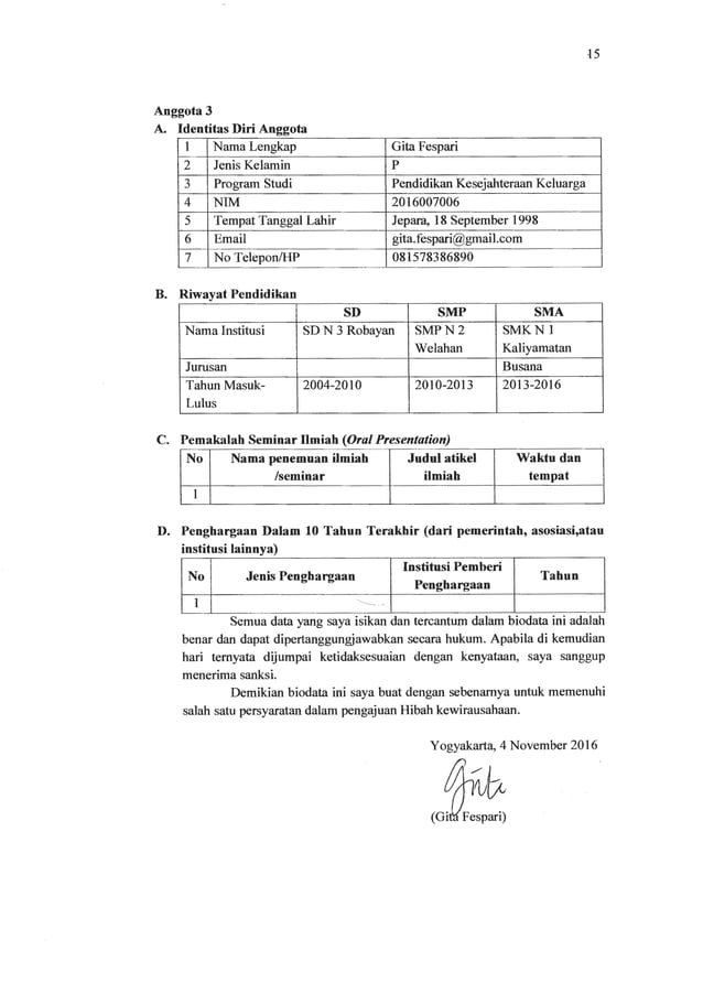 Proposal PKM-Kewirausahaan LOLOS PKM | PDF
