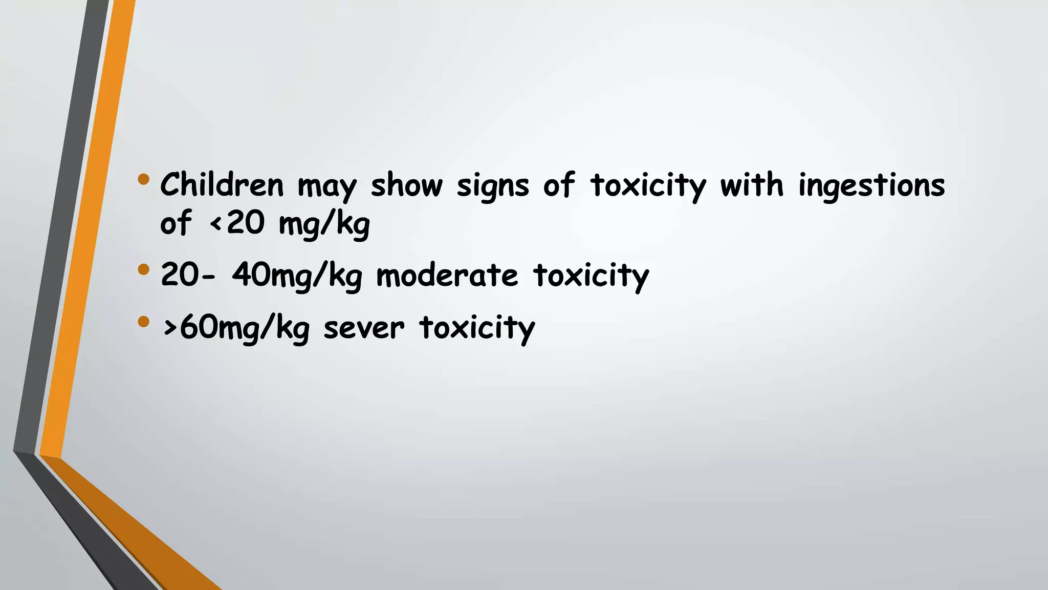 Poisoning in Pediatrics | PPTX