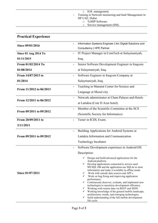 CV: Ahmad Mohamed Yahya | PDF
