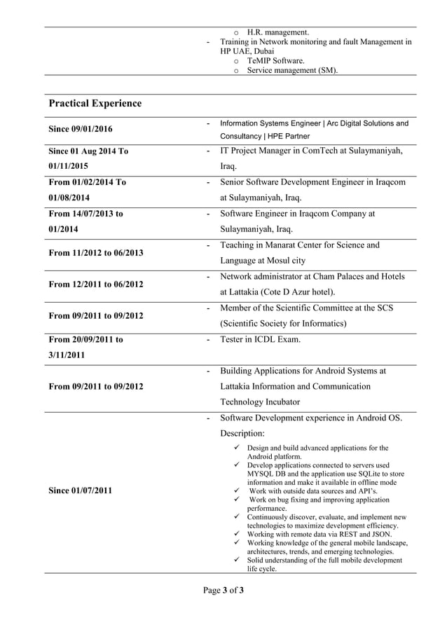 CV: Ahmad Mohamed Yahya | PDF