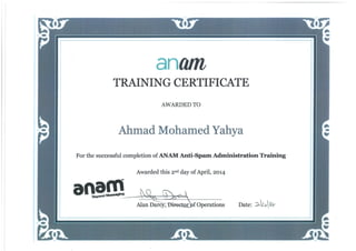 CV: Ahmad Mohamed Yahya | PDF