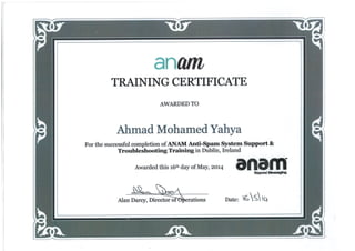 CV: Ahmad Mohamed Yahya | PDF