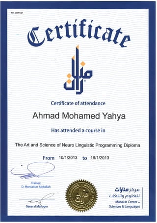 CV: Ahmad Mohamed Yahya | PDF