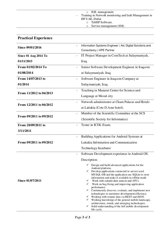 Cv Ahmad Mohamed Yahya