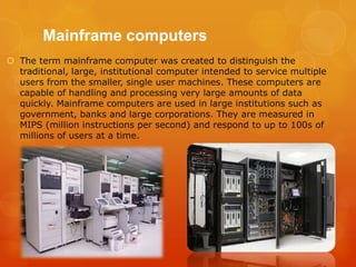 Ahmad sameer types of computer | PPTX | Computing | Technology & Computing