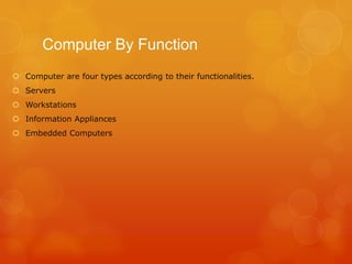 Ahmad sameer types of computer | PPT