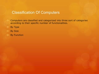 Ahmad sameer types of computer | PPT