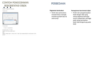 Pemorograman Terstruktur VS Pemrograman Berorientasi Objek.pptx.pdf