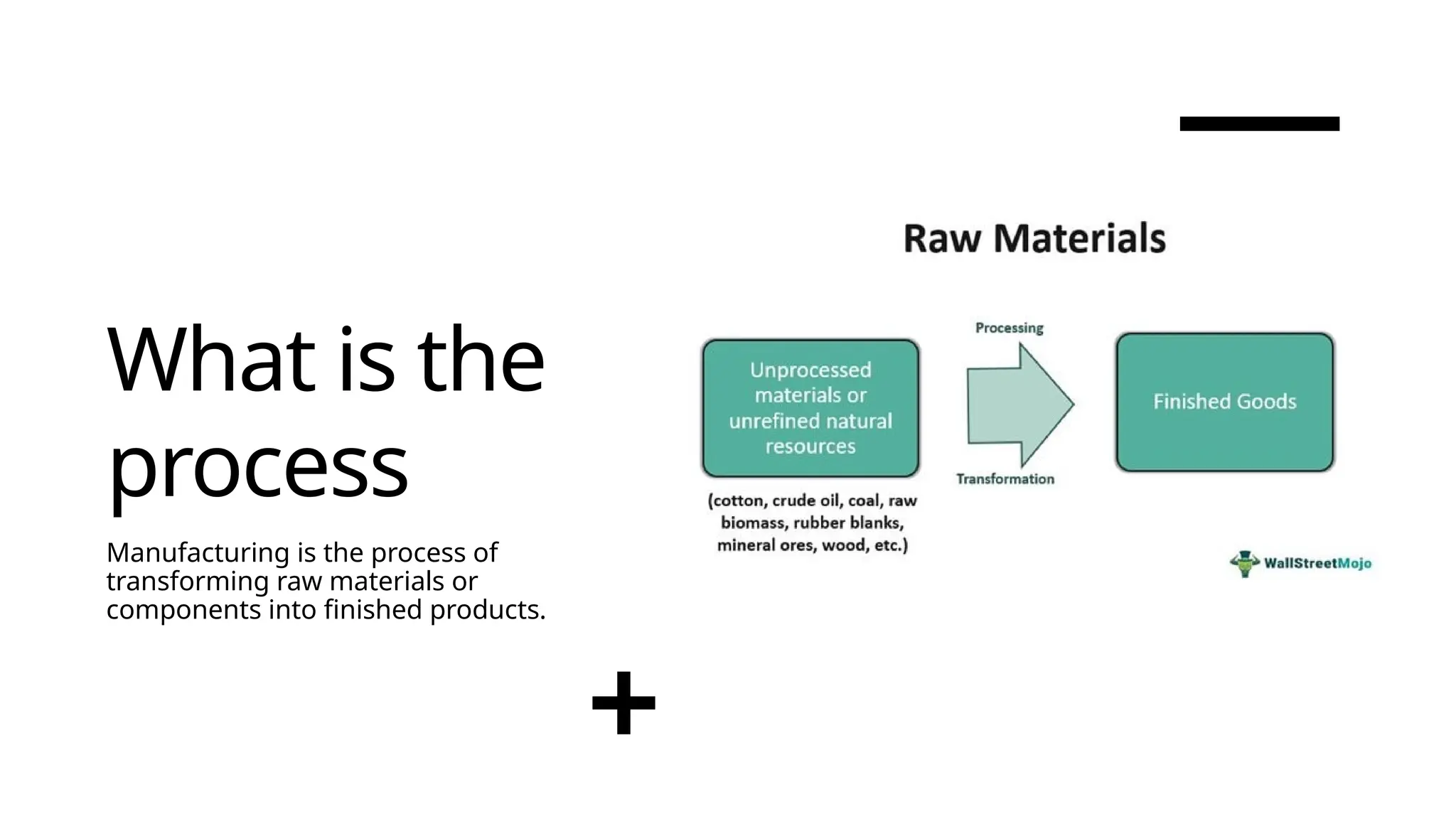 process of raw material to final product | PPTX