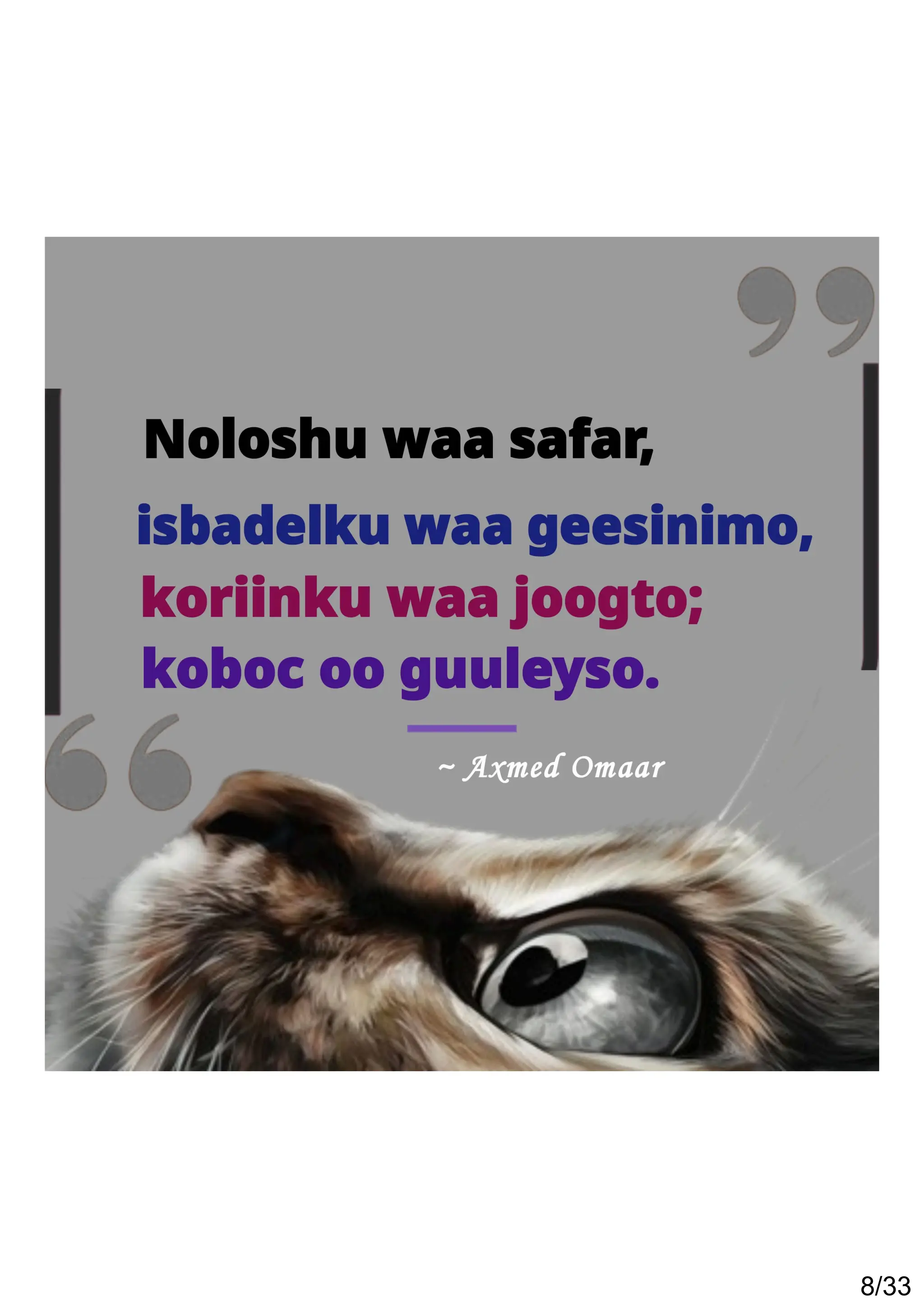 Ahmed-Omaar-somali-quotes-xikmado-dhiirigalin-list-of-Axmed-omaar ...