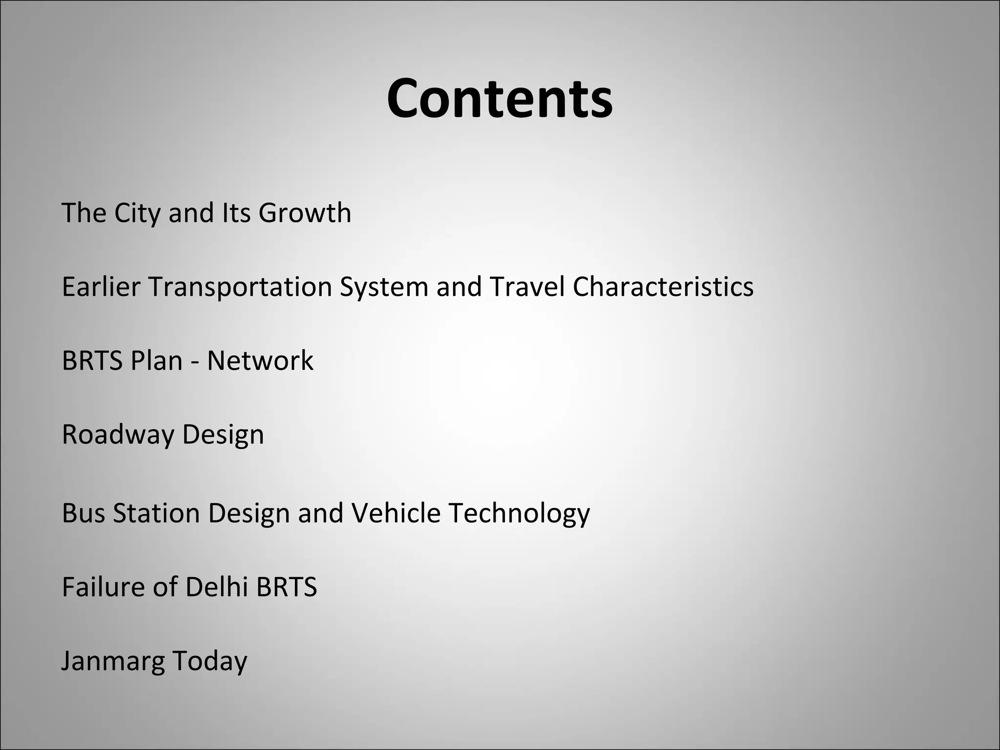 Ahmedabad BRTS Overview | PPT