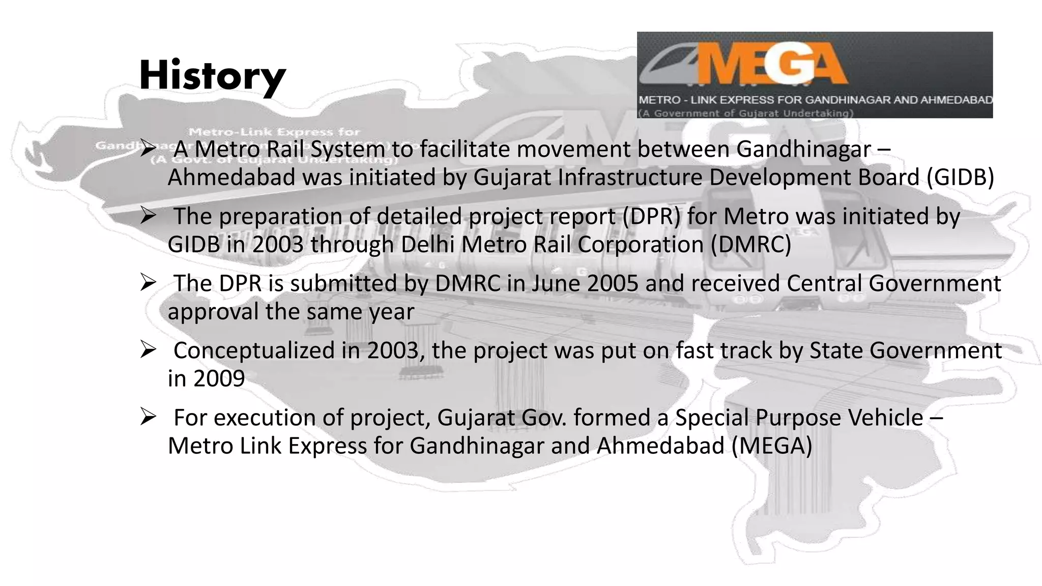 Ahmedabad Metro Project | PPTX