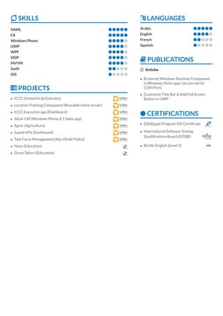 Ahmed Abdelkarim-Senior Windows Developer-CV | PDF