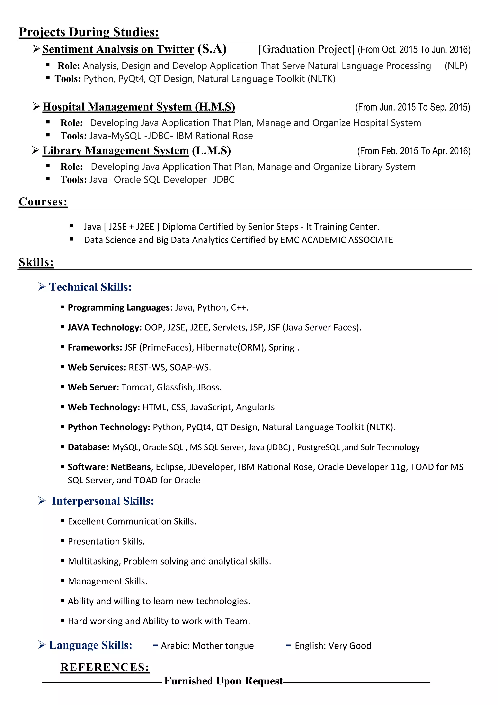 Ahmed Abu_Eldahab Java Developer CV | PDF