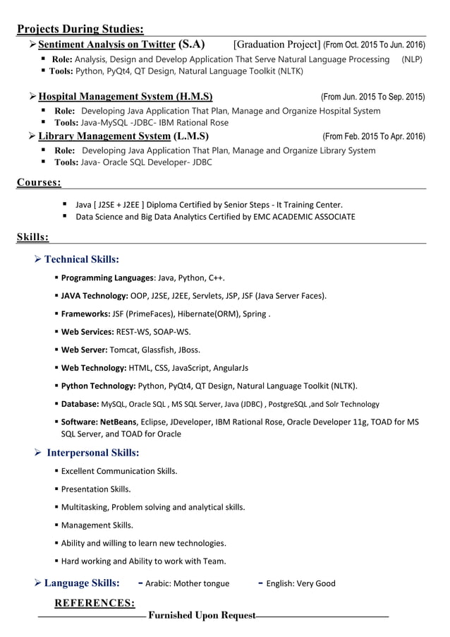 Ahmed Abu_Eldahab Java Developer CV | PDF