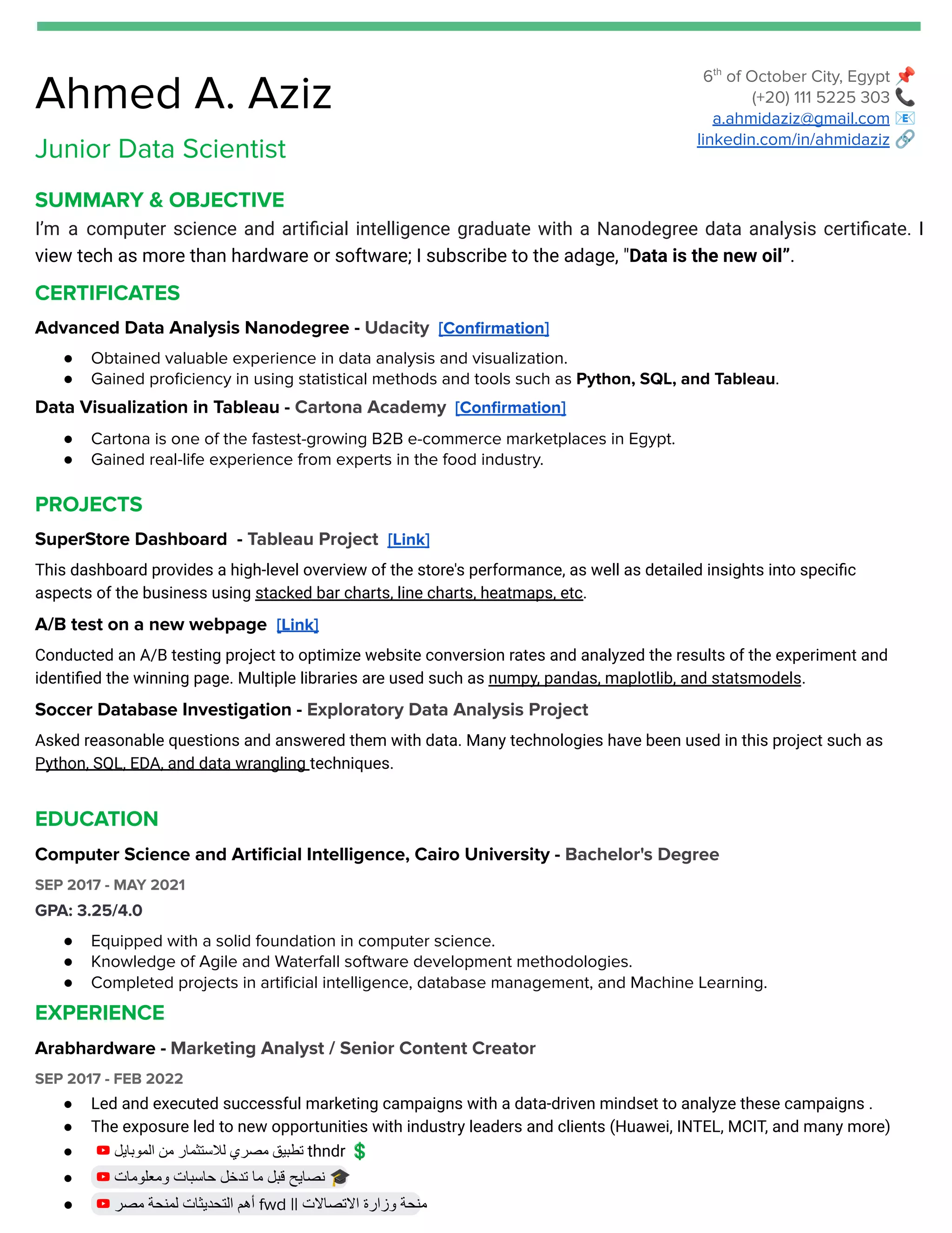 Ahmed Aziz - Resume - Data Scientist.pdf