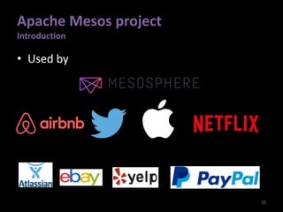 Cloud infrastructure on Apache Mesos | PPT